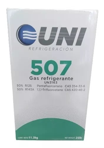 Gas Refrigerante UNI R507a, 11.3Kg | Jimenezspa.cl
