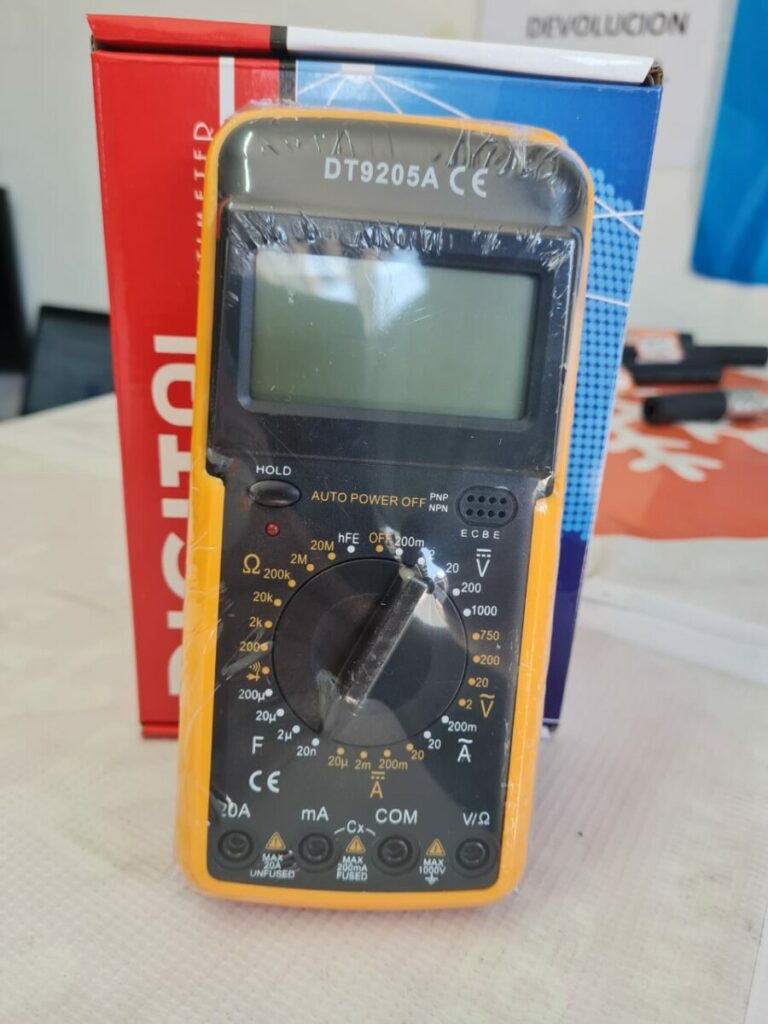Multimetro DT9205A Tester Digital | Jimenezspa.cl